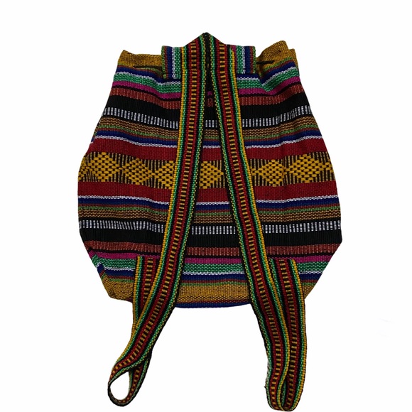 pinzon | Bags | Woven Mexican Backpack Bag 5x15 Terracotta Hippie Boho ...